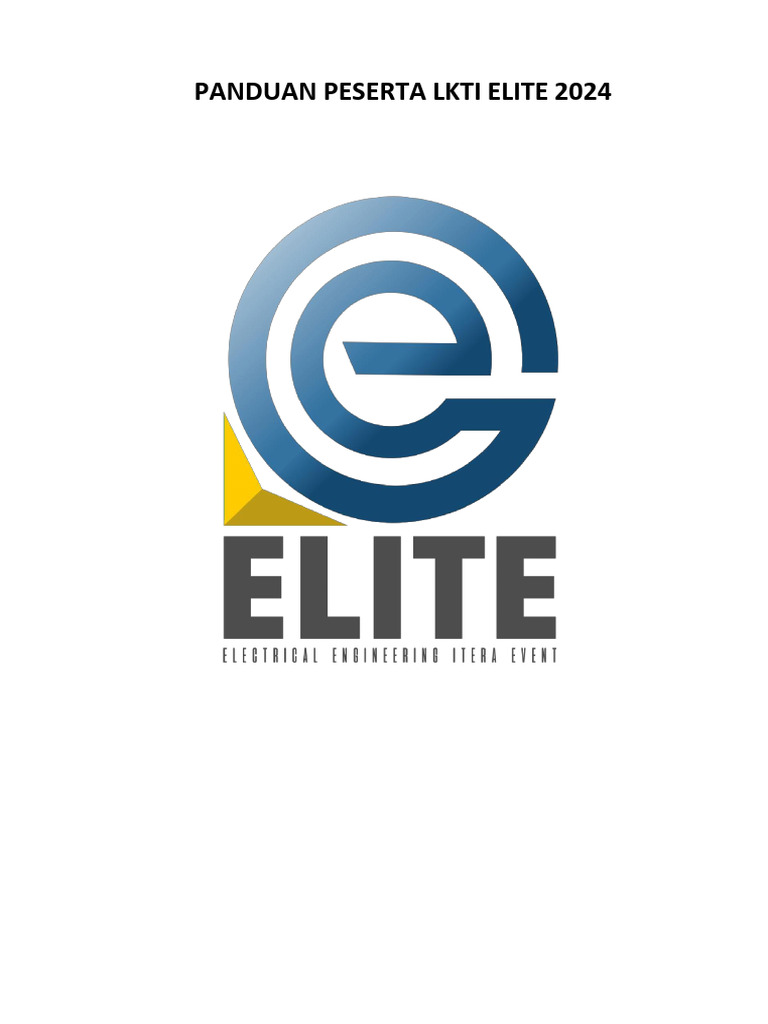 Panduan Lomba KTI ELITE 2024 | PDF