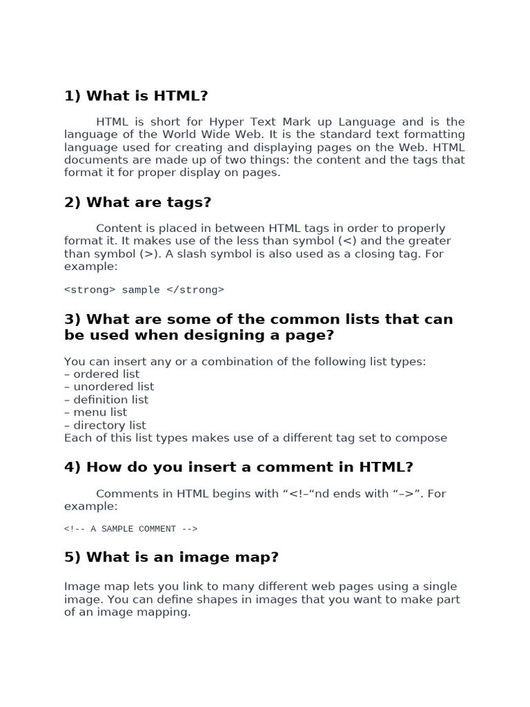 HTML 74 | PDF | Html Element | Html