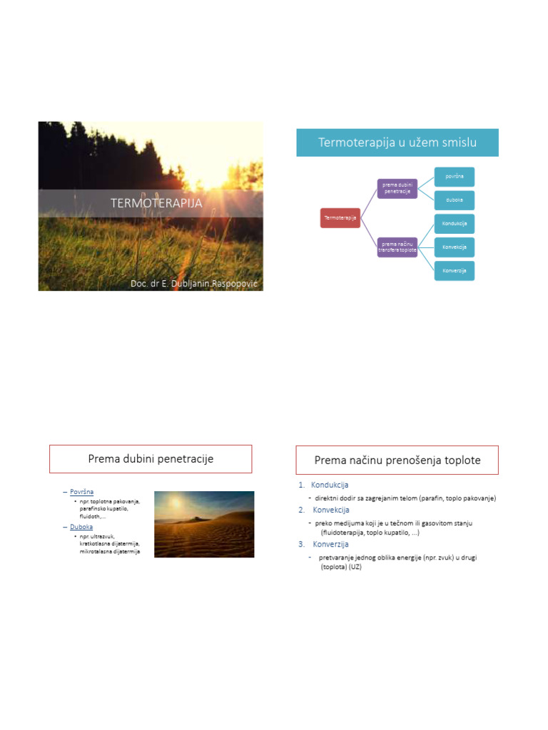 Termoterapija SRB | PDF