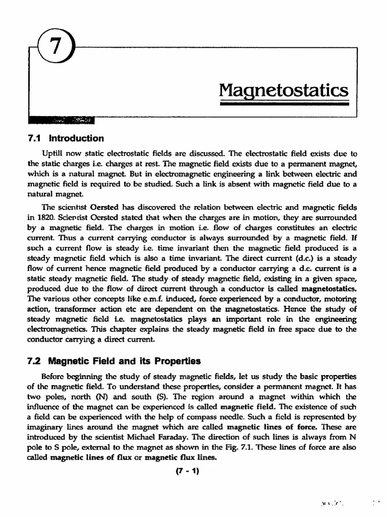 Magnetostatics Notes EMT | PDF