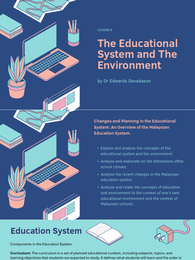 Lesson 8 - Education System and The Environment | PDF | Teachers | Schools