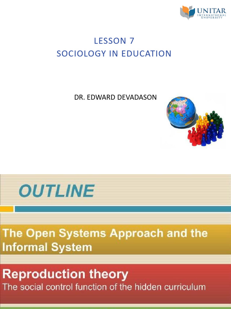 Lesson 7 - The Informal System and The Hidden Curriculum | PDF