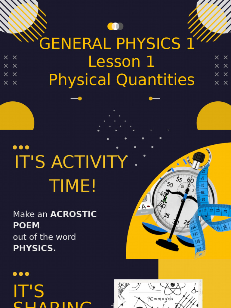 Introduction To Physical Quantities Pdf Measurement International