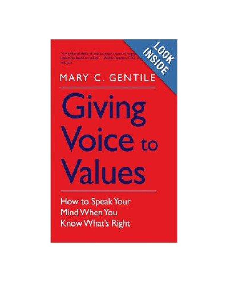 04 BL 4-7 _Ch8_Reasons and Rationalization_Giving Voice to Value_M.gentile | PDF