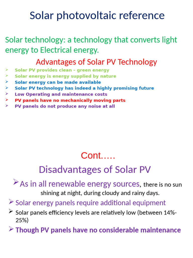 Solar Photovoltaic Reference | PDF | Electricity | Photovoltaics