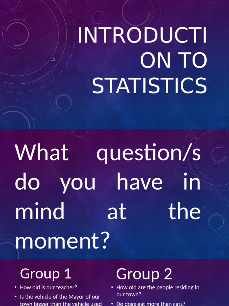 Introduction To Statistics Pdf Statistics Categorical Variable