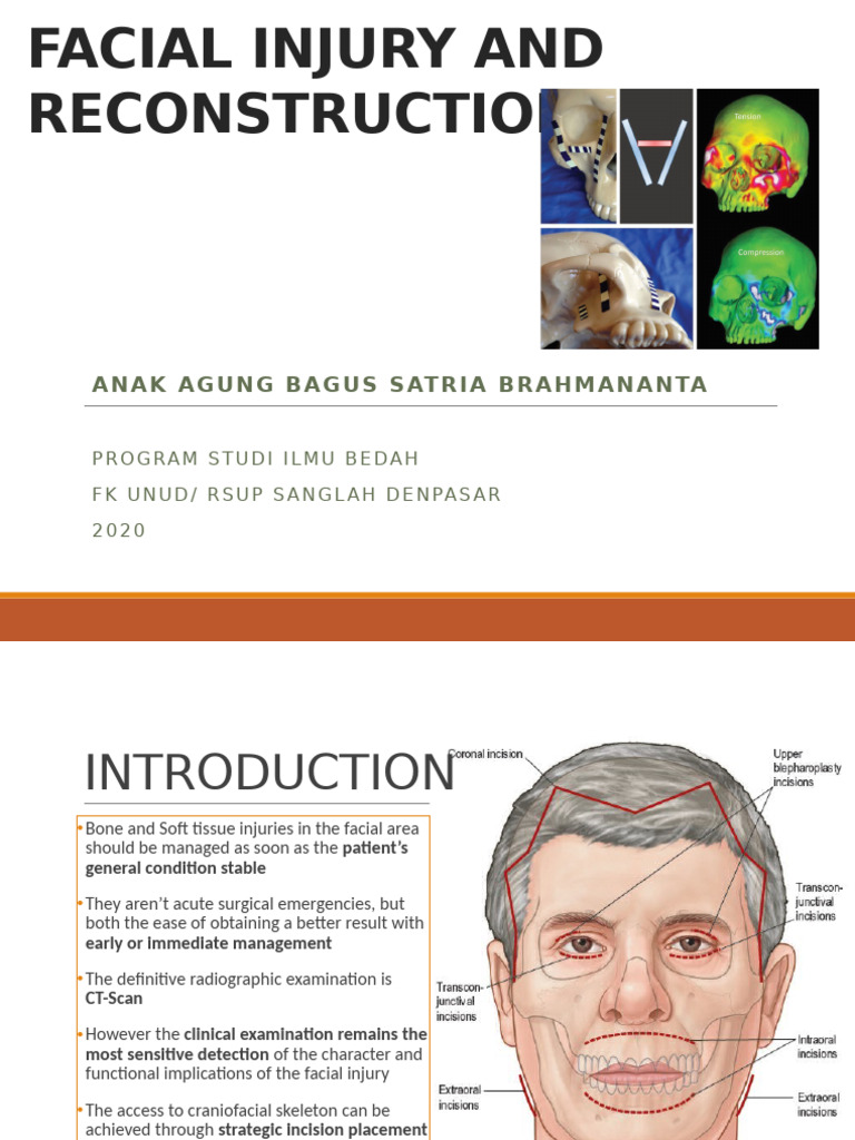 Facial Injury and Reconstruction (GGS) | PDF | Human Nose | Human Anatomy