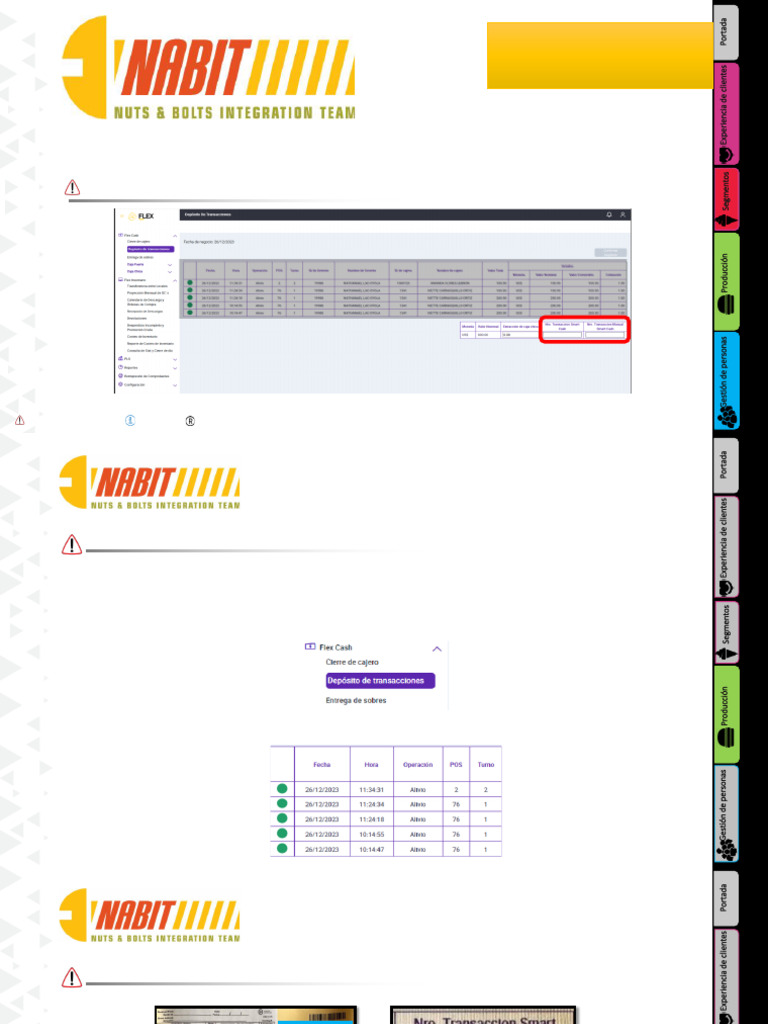 PR NABIT_Update-Conciliaciones de Efectivo | PDF
