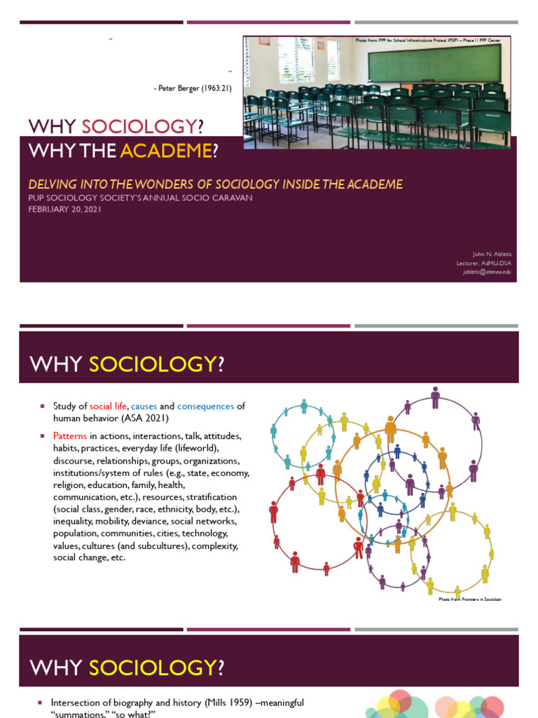 Why Sociology | PDF | Sociology | Social Sciences
