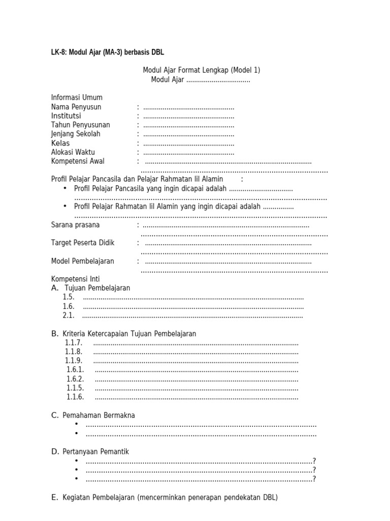 LK 8 | PDF | Karier & Perkembangan | Komputer