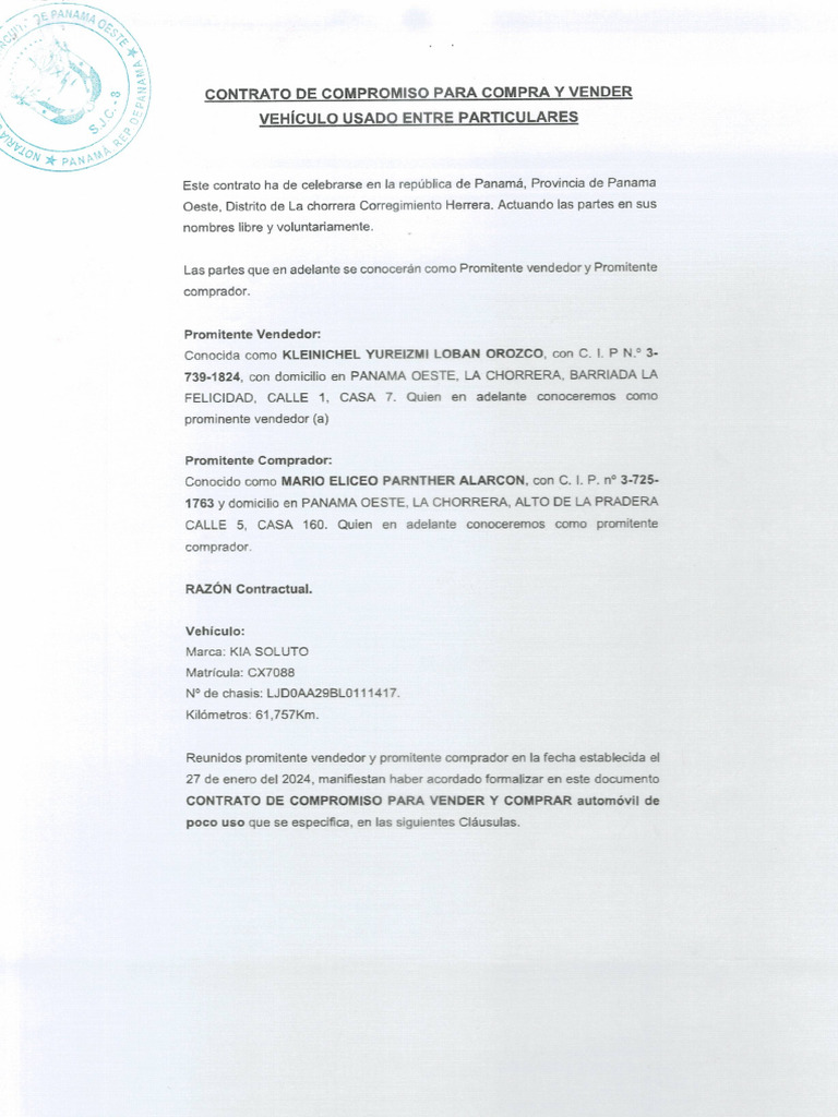 Soluto-Contrato de Compromiso | PDF