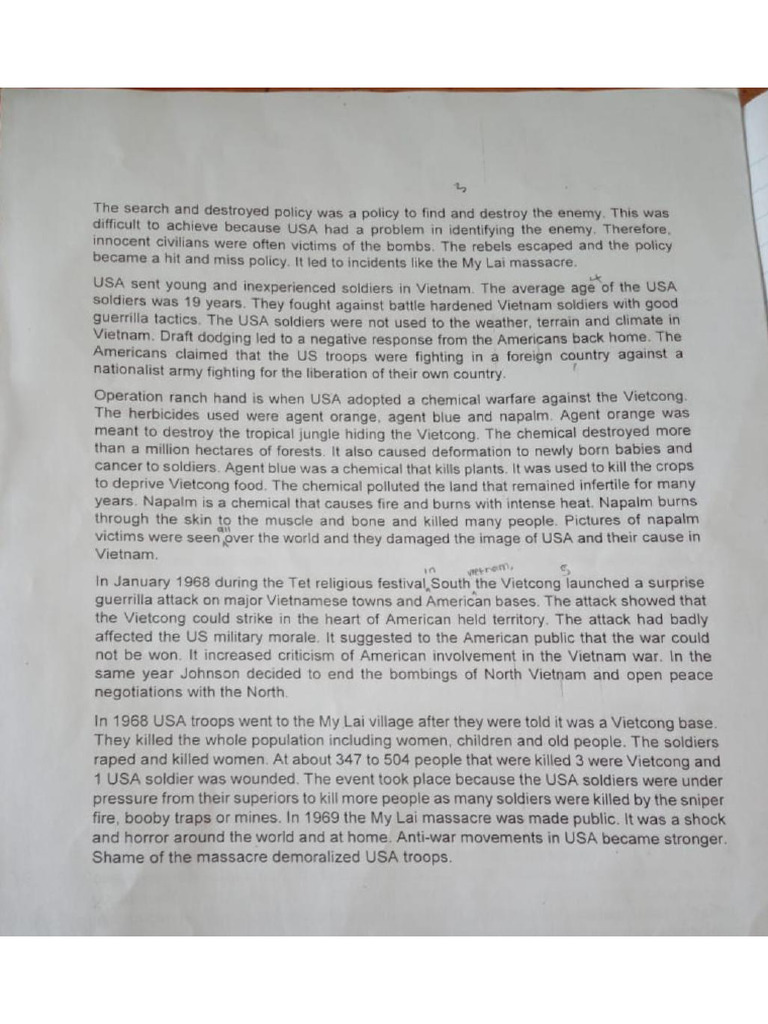 Vietnam Essay | PDF