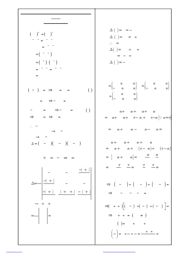 4.matrices & Determinants - FINAL Solutions - MPD | PDF | Matrix (Mathematics) | Determinant
