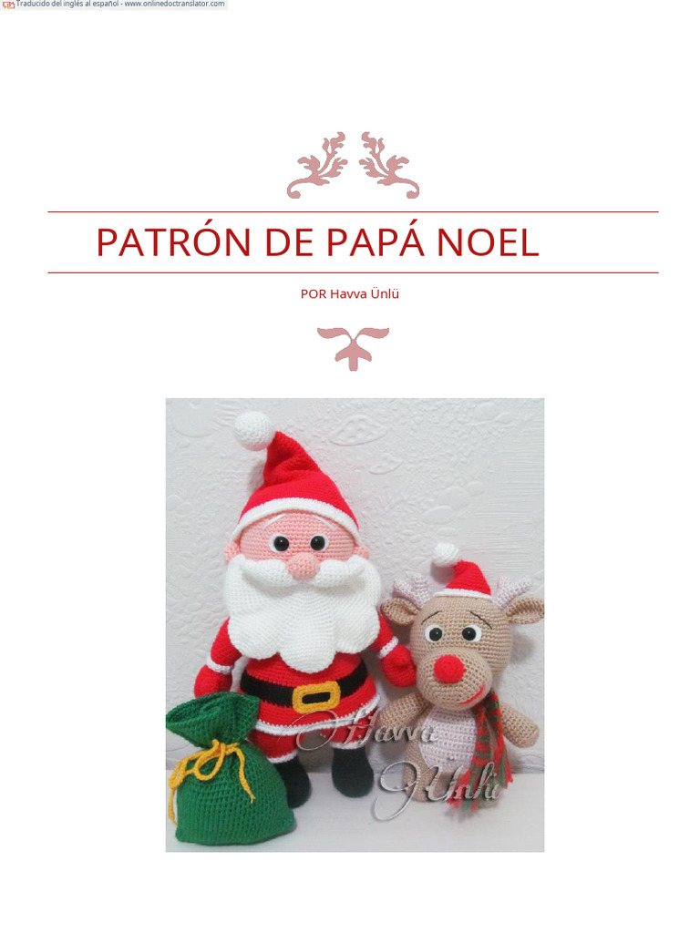 SantaClauss Patron en Español | PDF