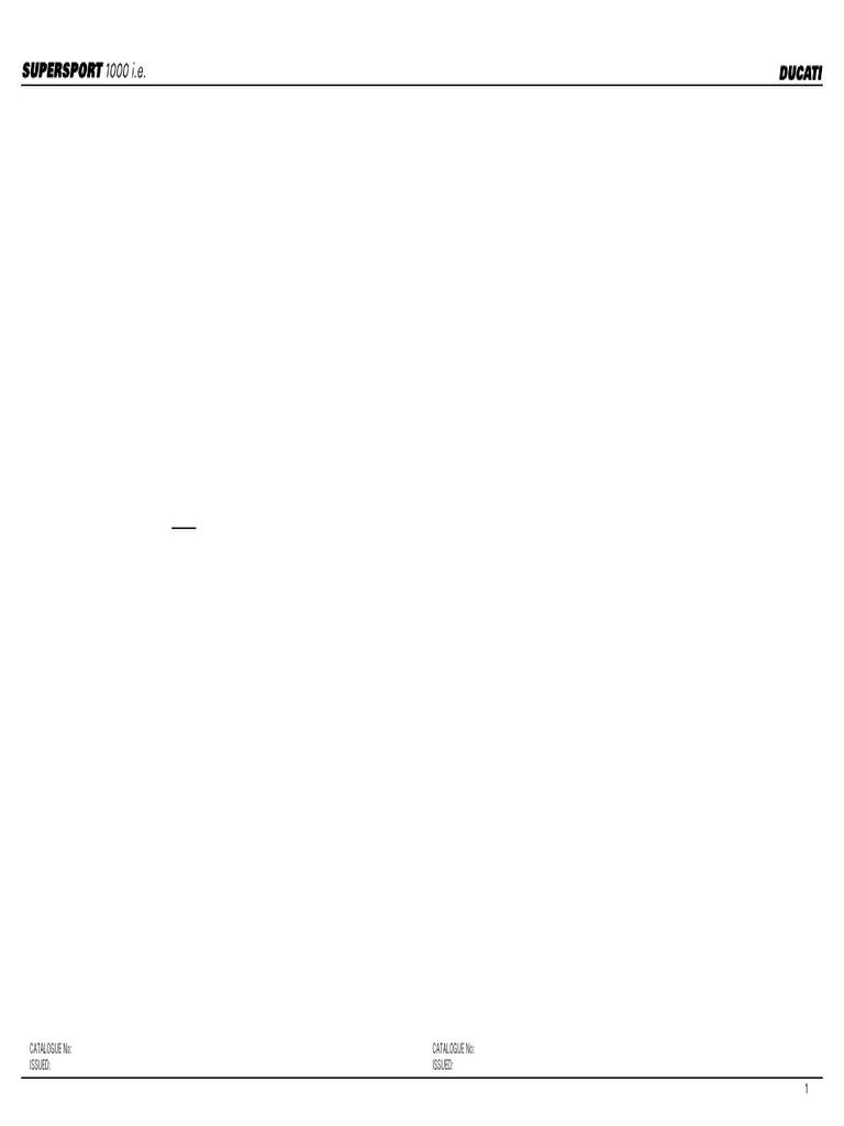 Ducati - SS1000 Parts 2004 | PDF | Manufactured Goods | Vehicle Technology