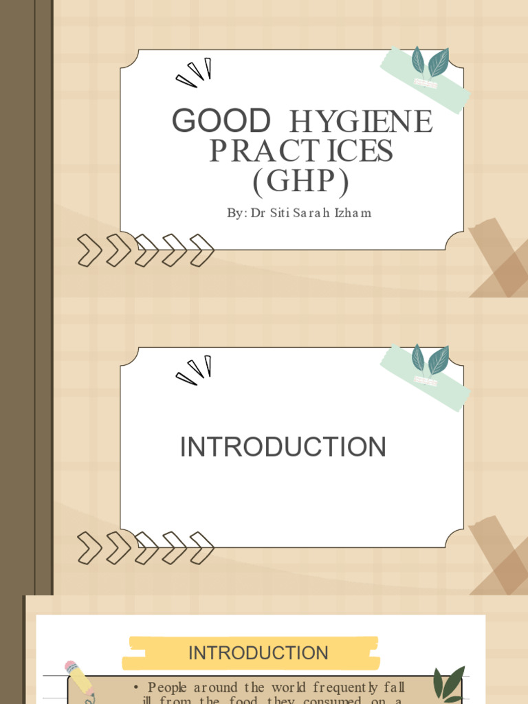 Topic 6 Good Hygiene Practice | PDF | Self-Improvement | Wellness