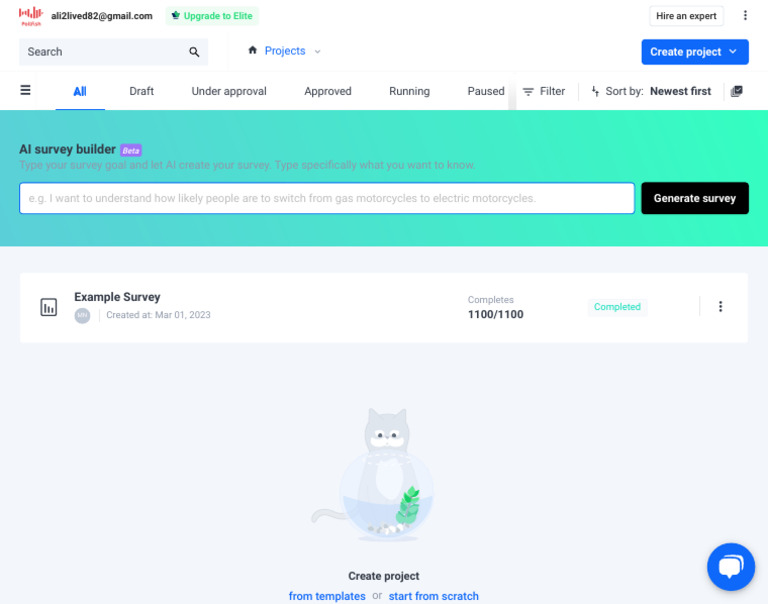 Pollfish - Researcher Dashboard | PDF