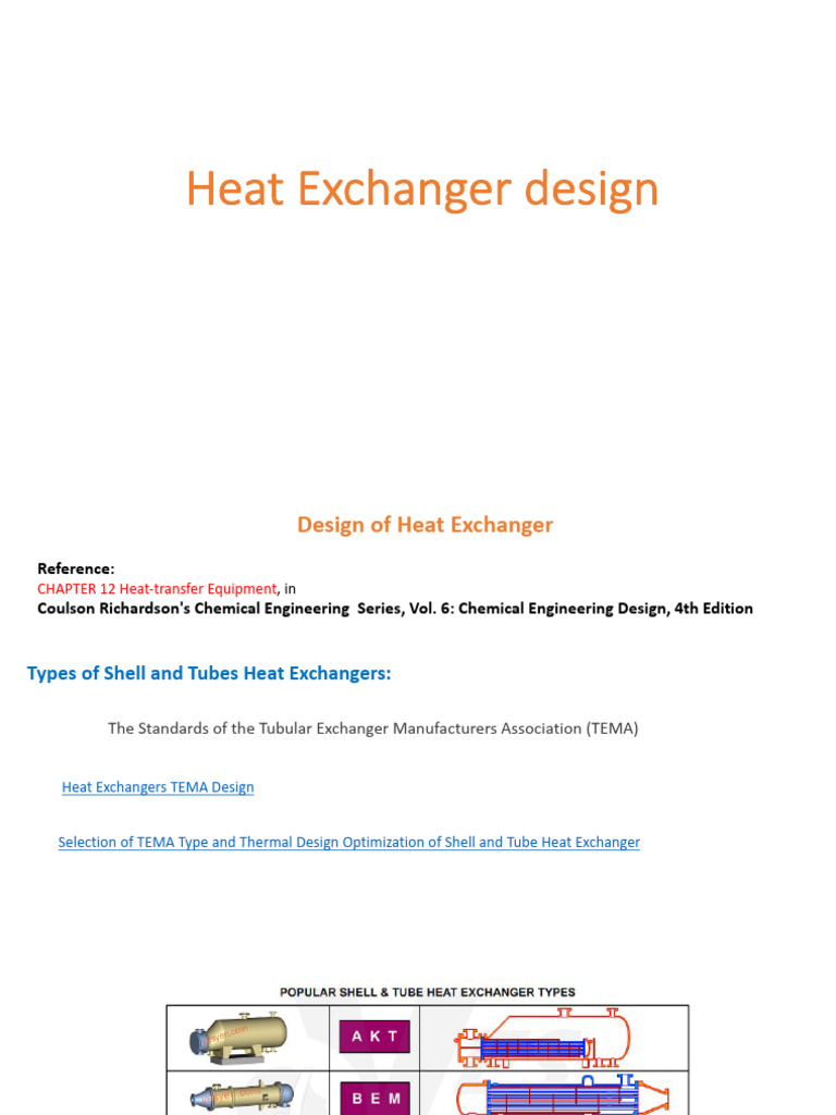 Shell and Tube Heat Exchanger Design | PDF | Heat Exchanger | Heat Transfer