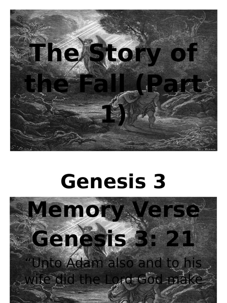 The Fall of Man: Genesis 3 Explained | PDF