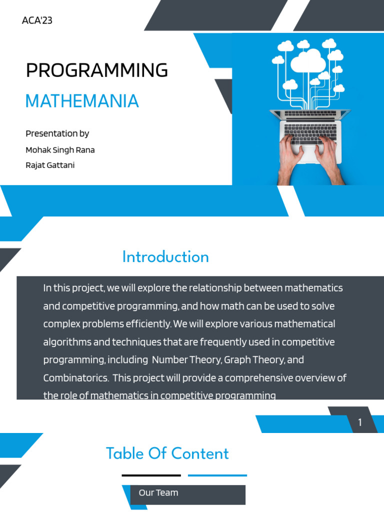 ACA - Programming Mathemania | PDF | Dynamic Programming | Mathematics
