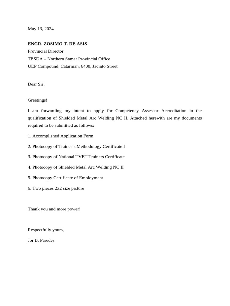 Nttc Application | PDF