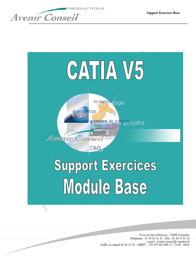 Support et Exercices CATIA V5 | PDF