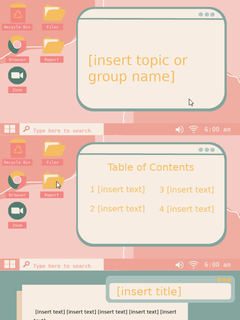 Pink Desktop Theme Template | PDF | Graphical User Interfaces | Software