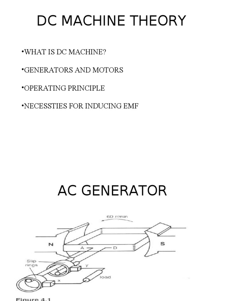 Overview of DC Machine Theory | PDF