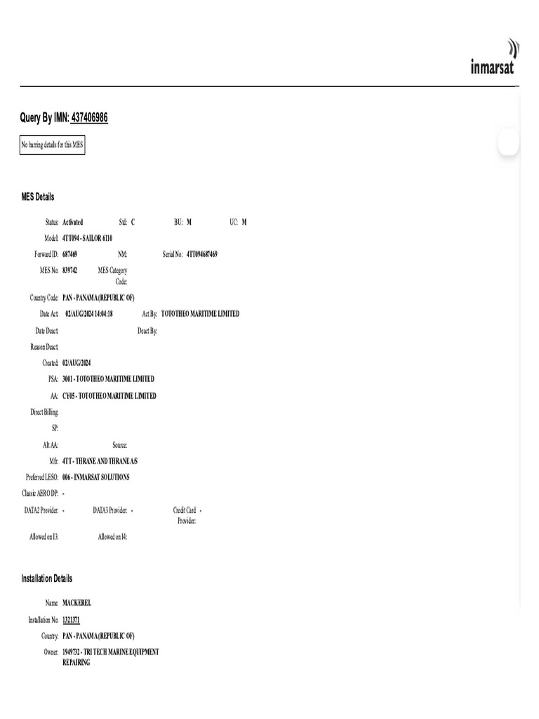 Esas - Query by Imn - 437406986 | PDF