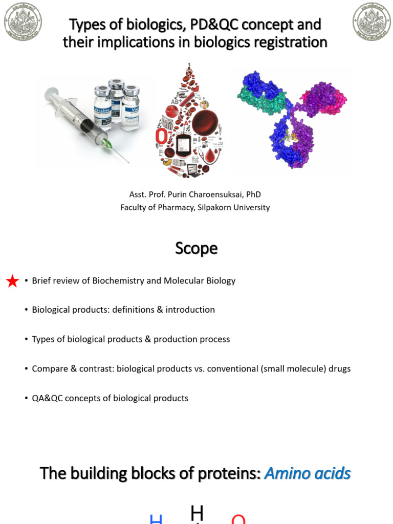 01 Types of Biologics, PD&QC Concept and Their Implications in ...