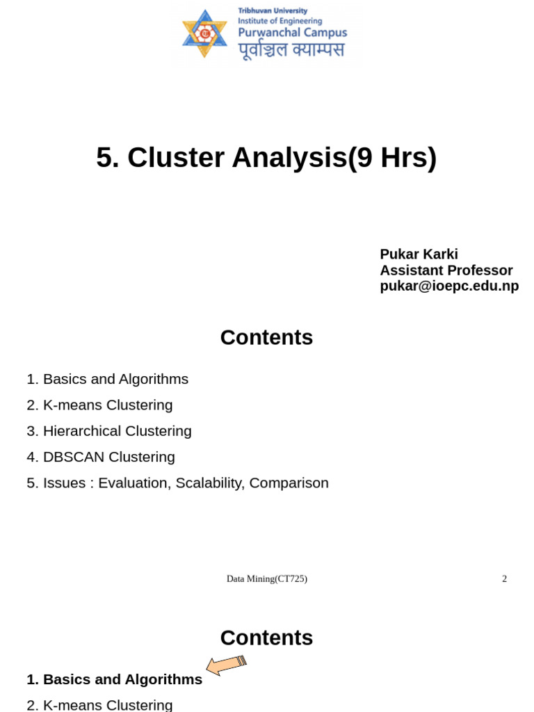 Cluster-Analysis | PDF | Cluster Analysis | Algorithms Cluster-Analysis | PDF | Cluster Analysis | Algorithms