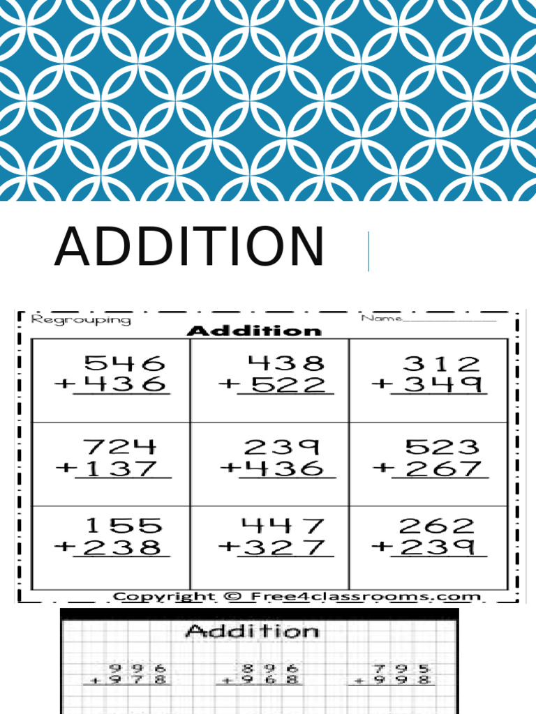 Addition | PDF