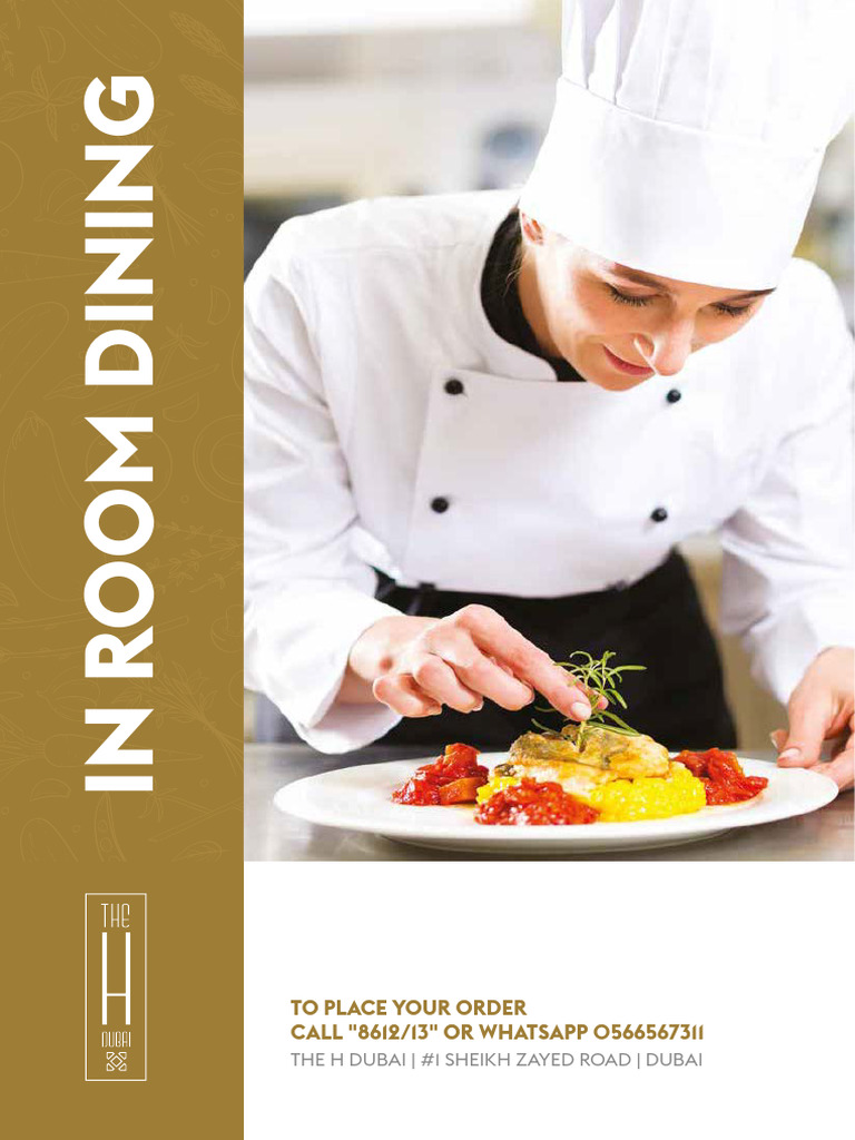 In Room Dining Menu | PDF