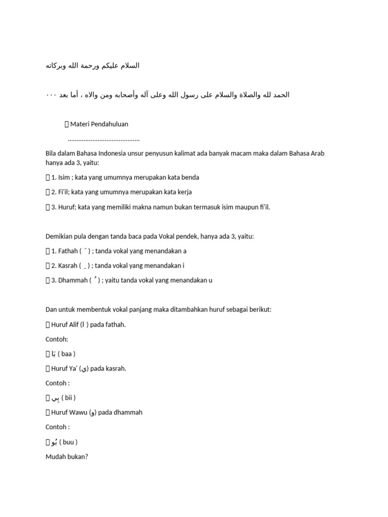 Materi DL Dars 1 - 3 | PDF | Agama & Spiritualitas