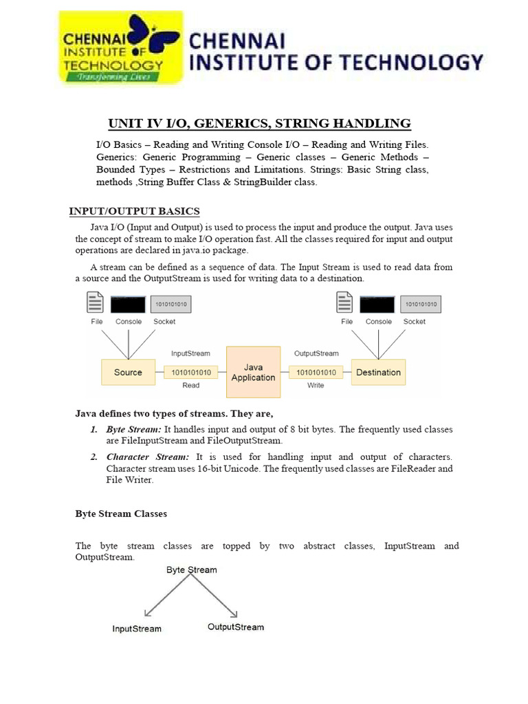 CB2305 Ajp - Unit 4 | PDF | Class (Computer Programming) | String (Computer Science)