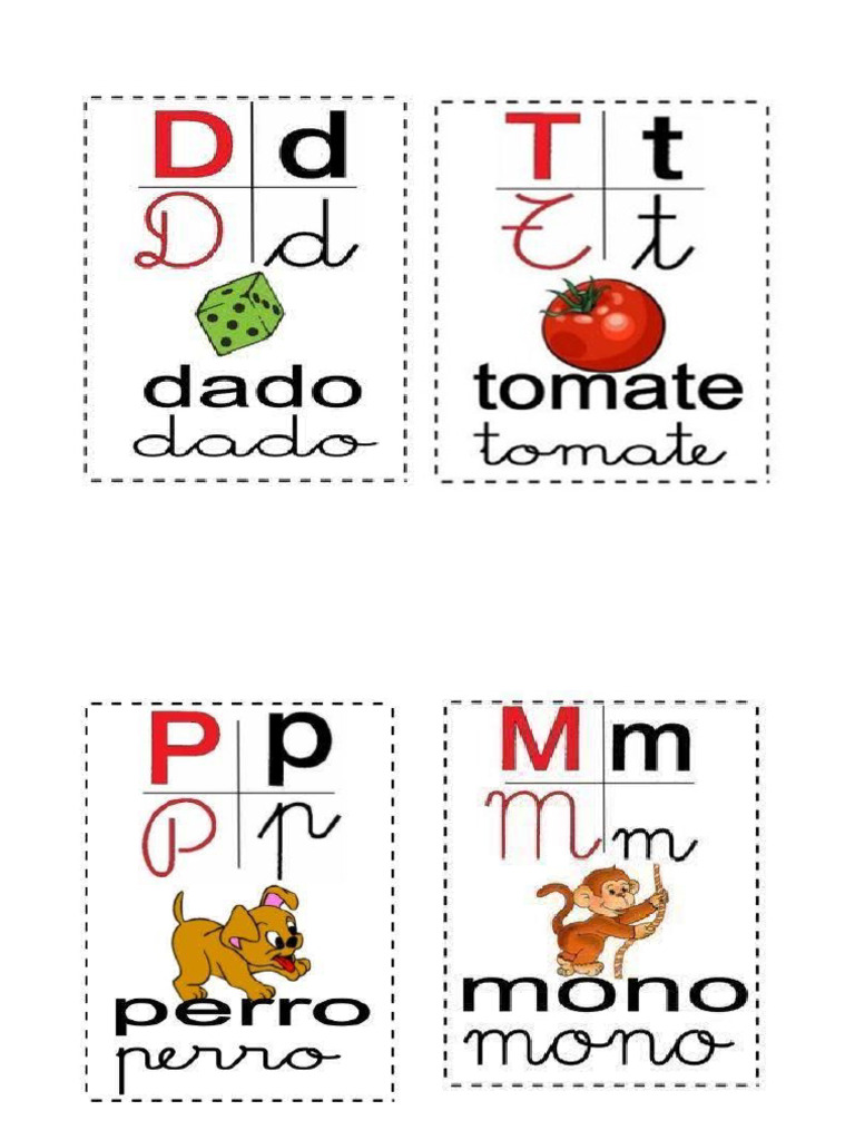 Letras D, M | PDF