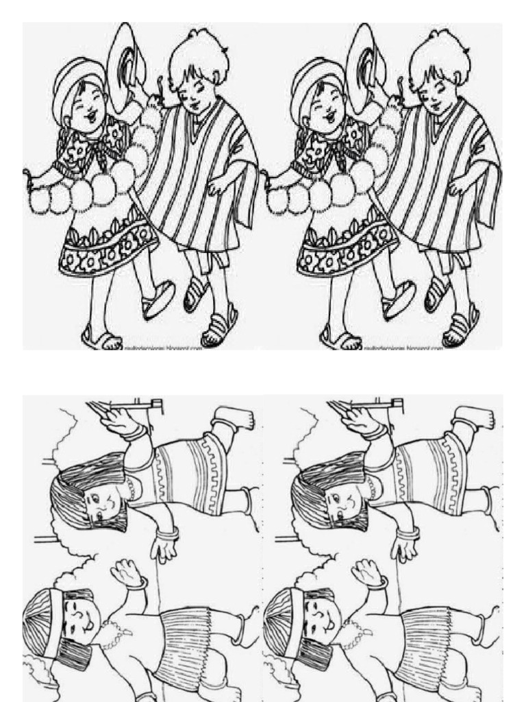 trajes tipicos para colorear (3) | PDF trajes tipicos para colorear (3) | PDF