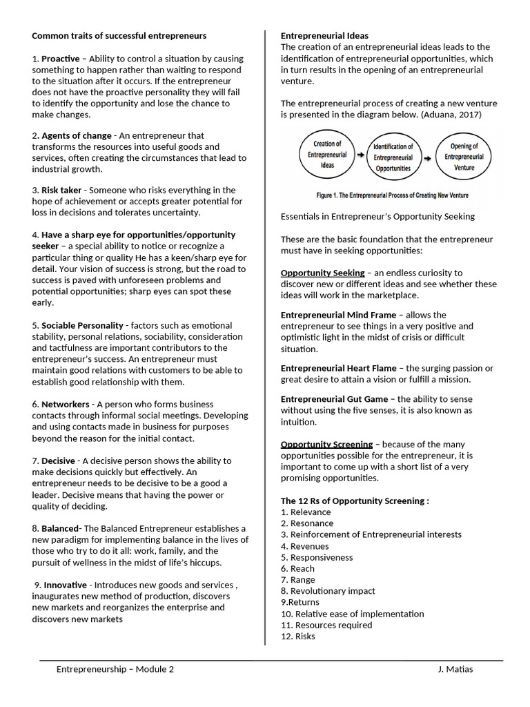 Module 2 | PDF | Entrepreneurship | Natural Environment