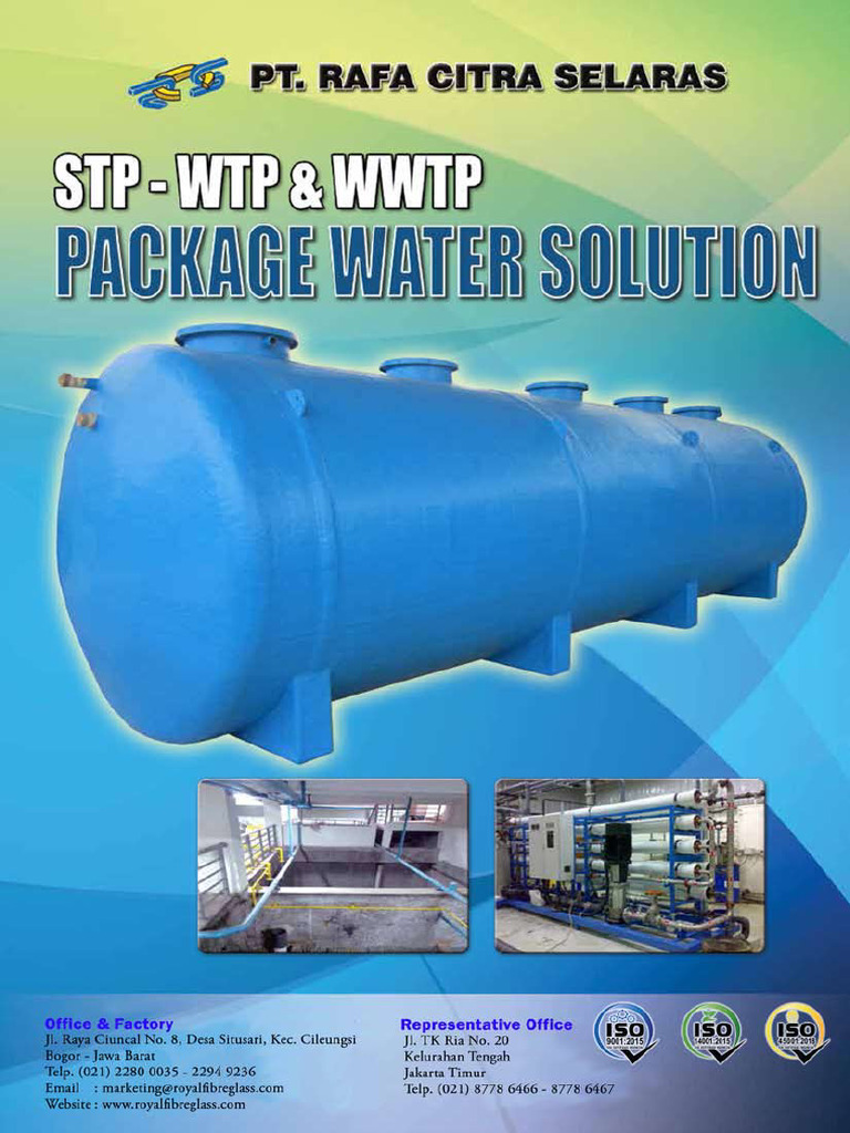 Brosure STP - WTP & WWTP | PDF | Griya & Taman | Teknologi & Rekayasa