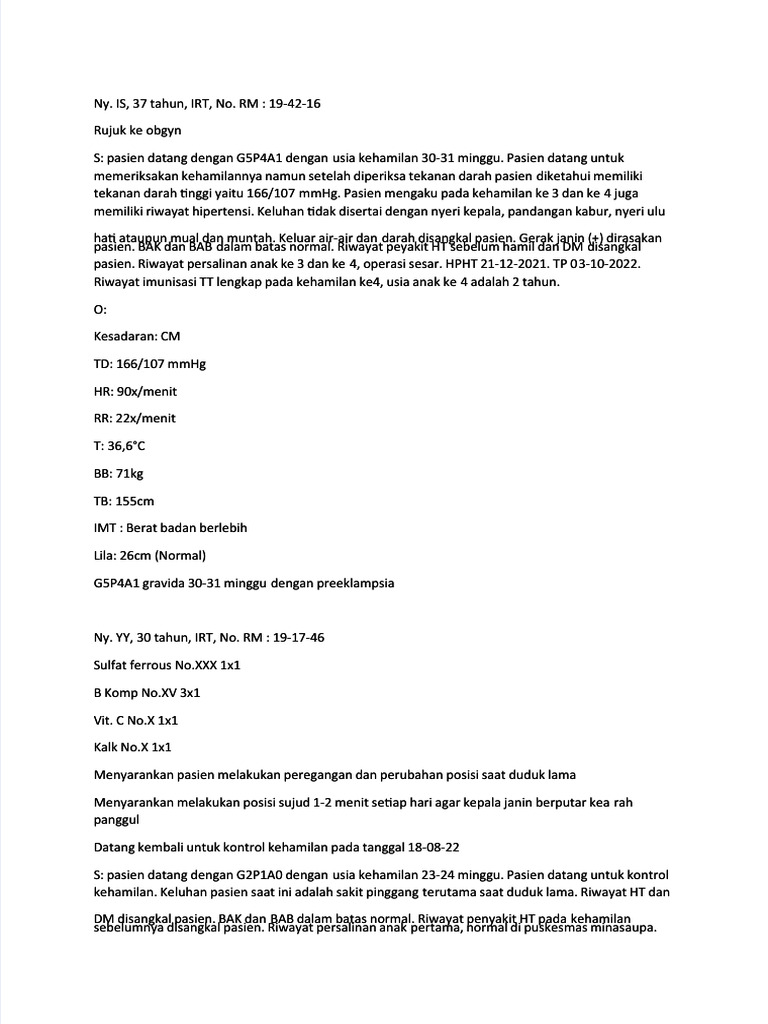 PDF Borang Ukp Obgyn Compress | PDF | Kesehatan Holistik | Sains & Matematika