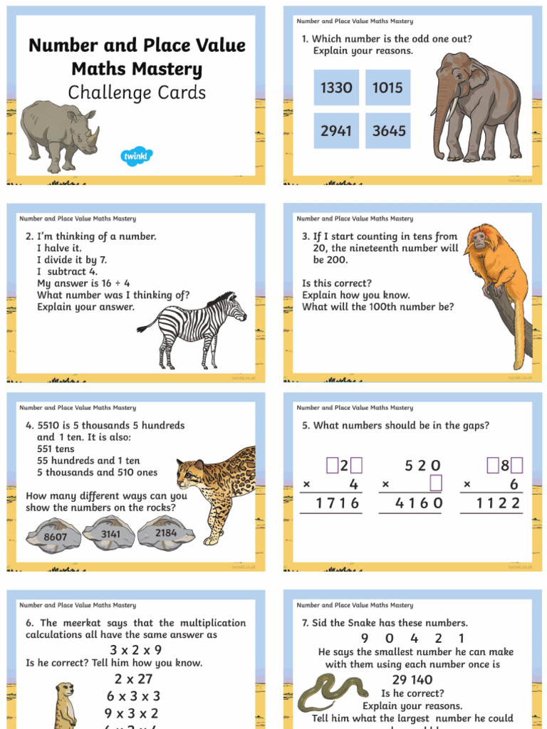 Mastery of Place Value 2 | PDF
