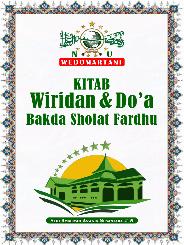 MASNU - Kitab # 5 - Wiridan Bakda Sholat - 2024 - Size A5 | PDF