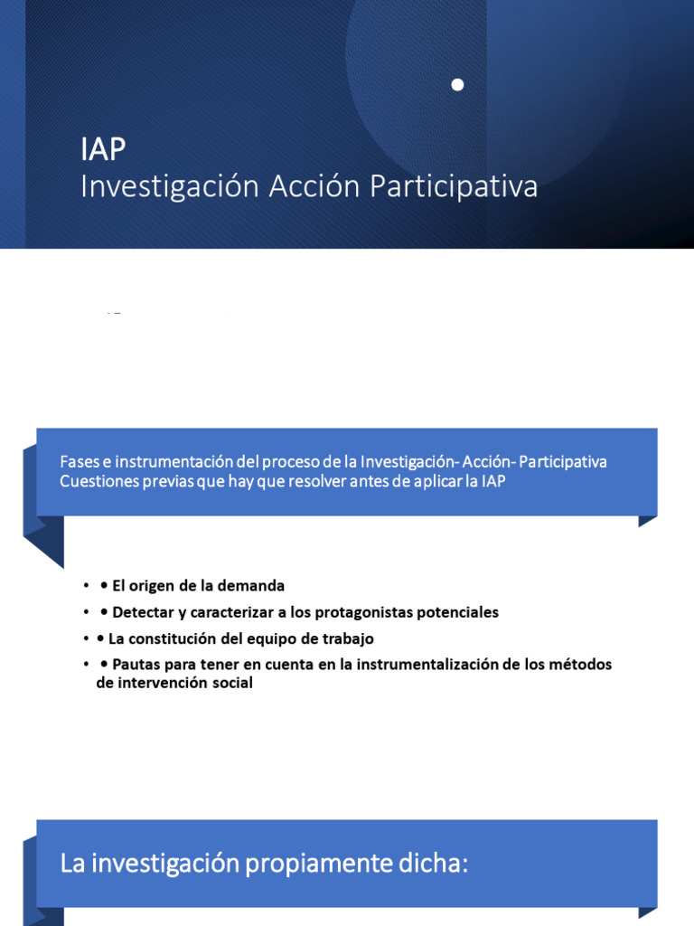Iap 2024 | PDF | Diseño | Investigación para la Acción
