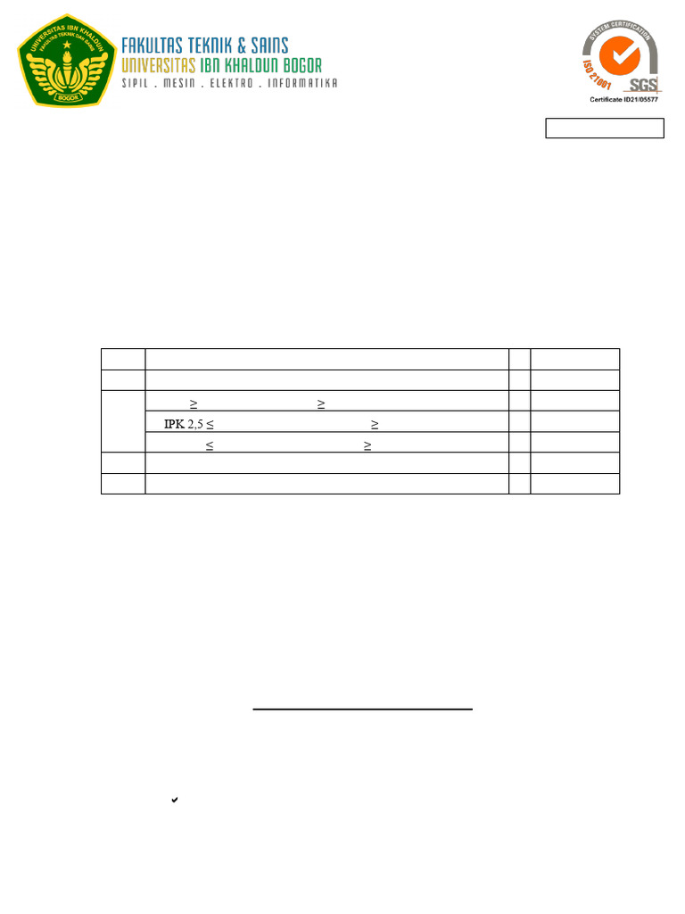 FT-AKD-P10-F-01 Form Pengajuan KP - Rev01 | PDF
