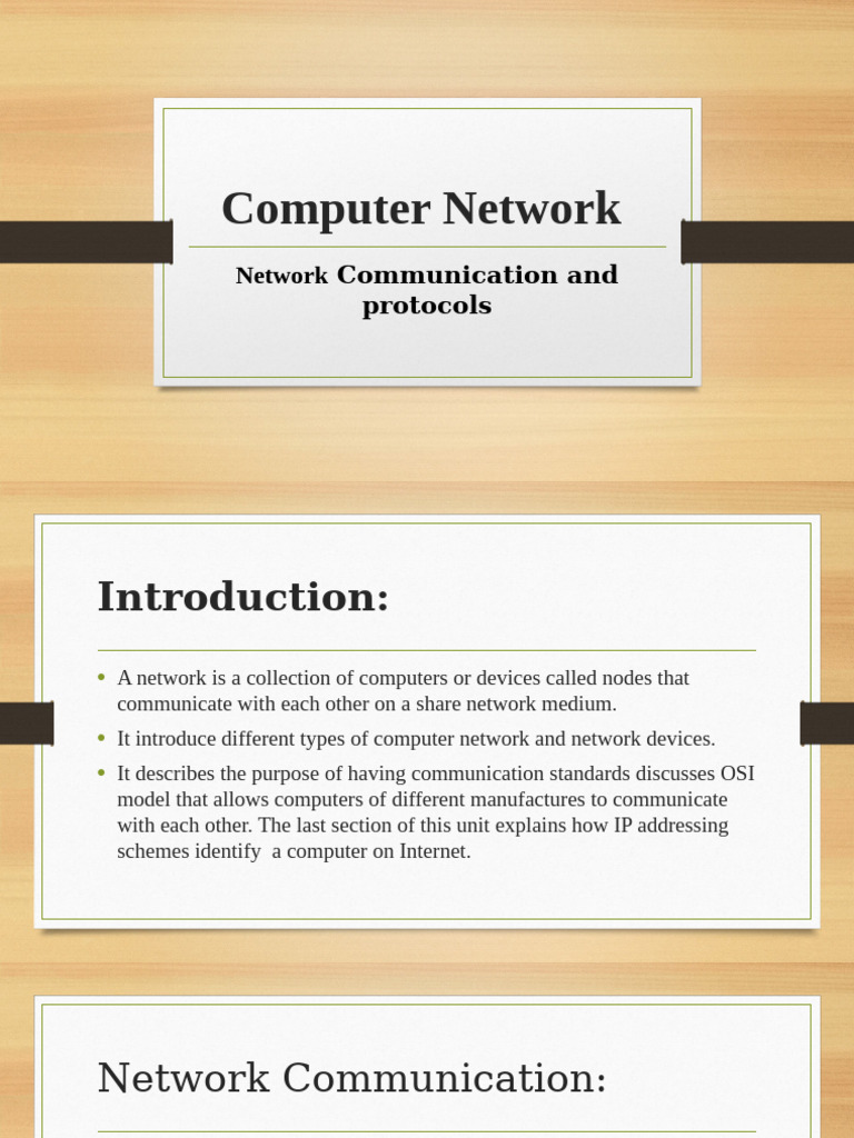 Computer Network and Modes of Communication | PDF | Duplex (Telecommunications) | Computer Network