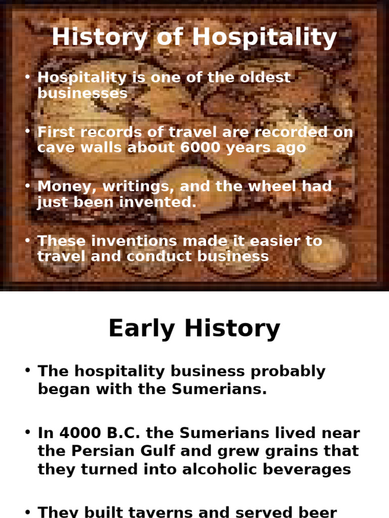 History of Hospitality | PDF | Hotel | Inn