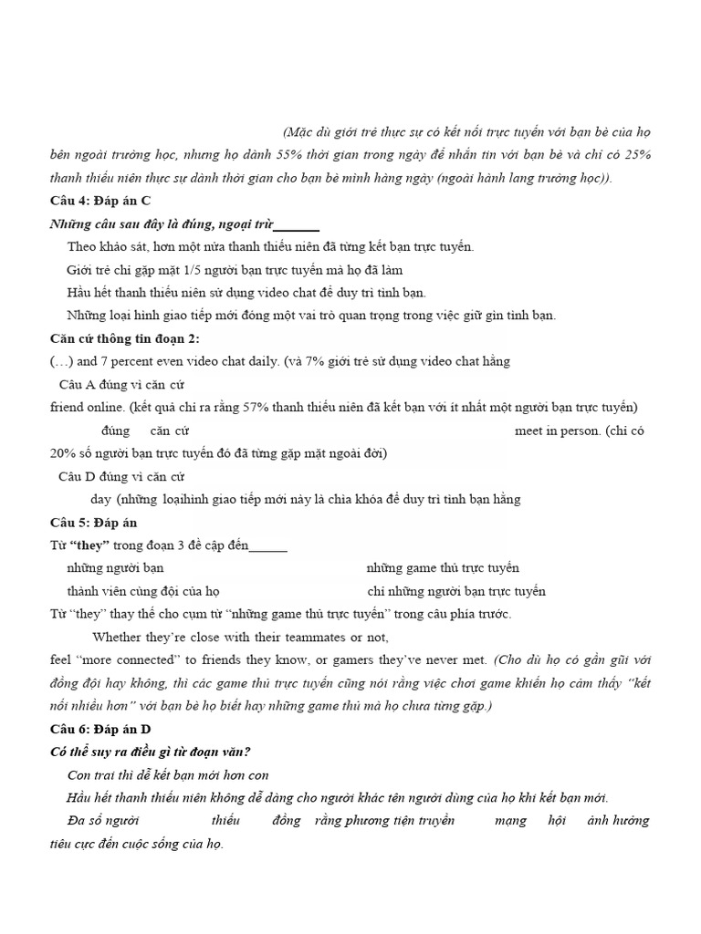 40 Bai Tap Doc Hieu (300 Cau) Tu de Co Trang Anh Tap 1 - Pages ...