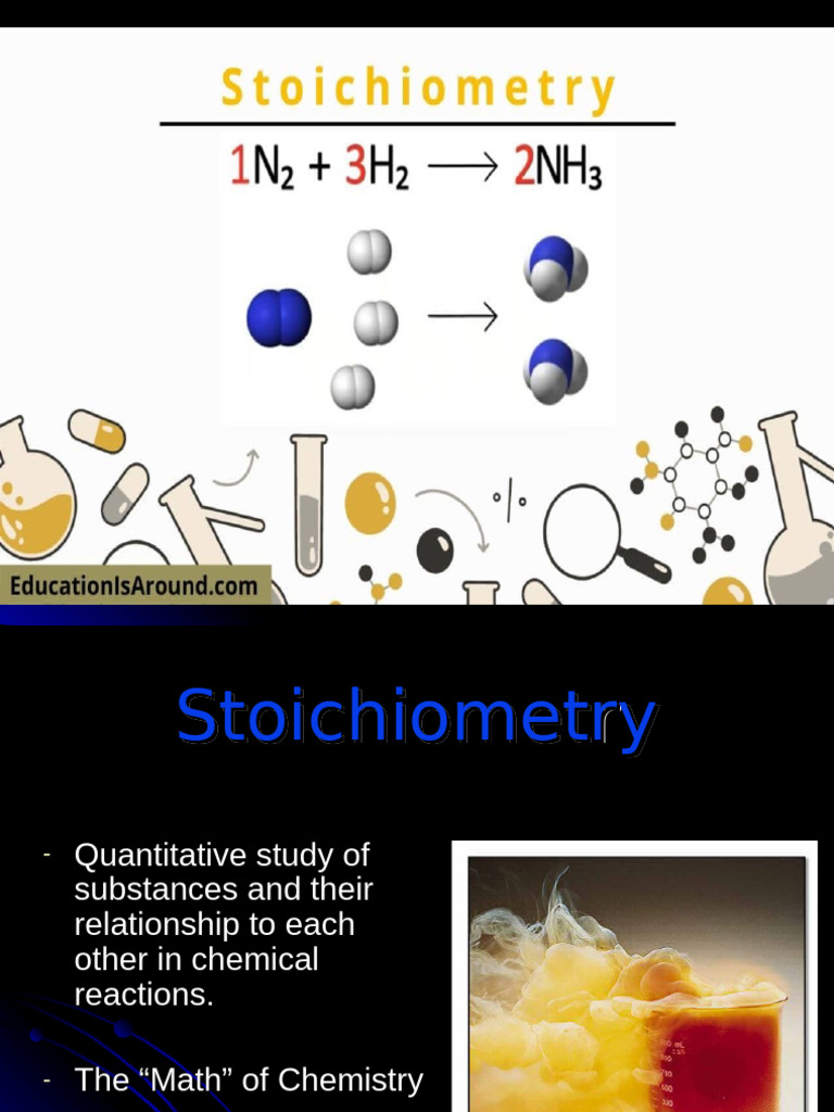 6 - Stoichiometry | PDF | Mole (Unit) | Stoichiometry