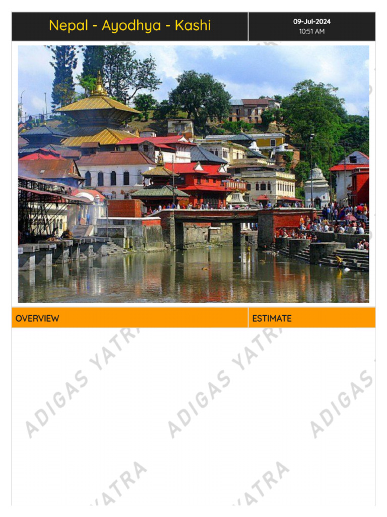 Nepal - Ayodhya - Kashi | PDF