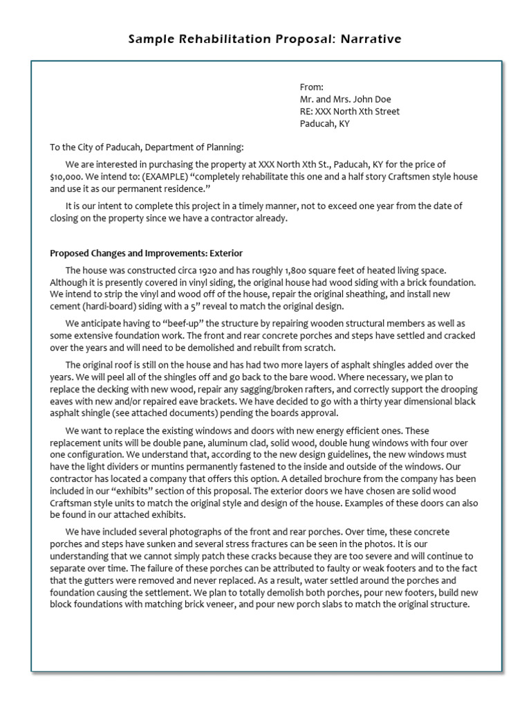 Comprehensive Home Rehab Proposal | PDF | Wall | Architectural Design